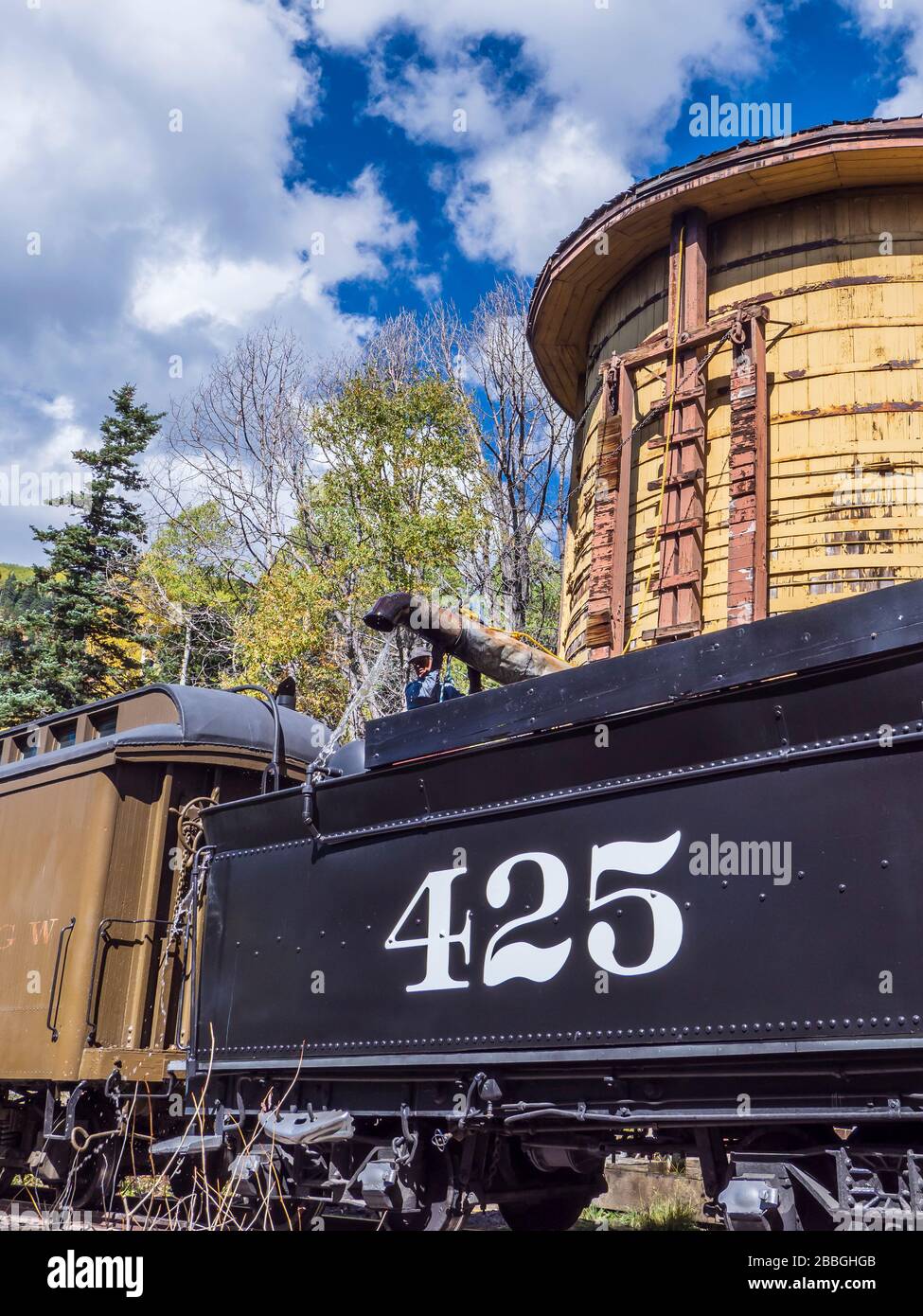 Railroad water tank hi-res stock photography and images - Alamy