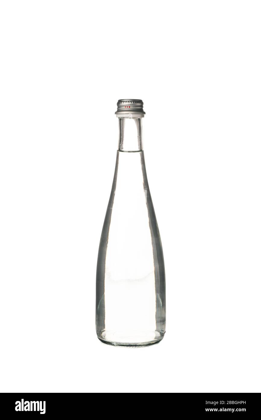 Bottle with water isolated on white background Stock Photo - Alamy