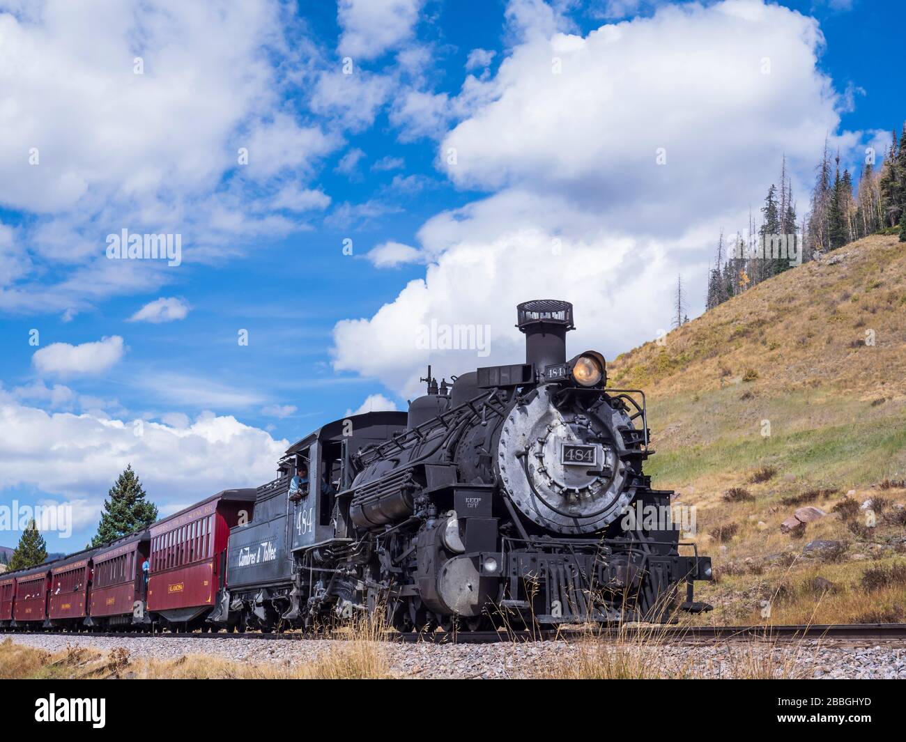 Cumbres toltec scenic railroad train hi-res stock photography and ...