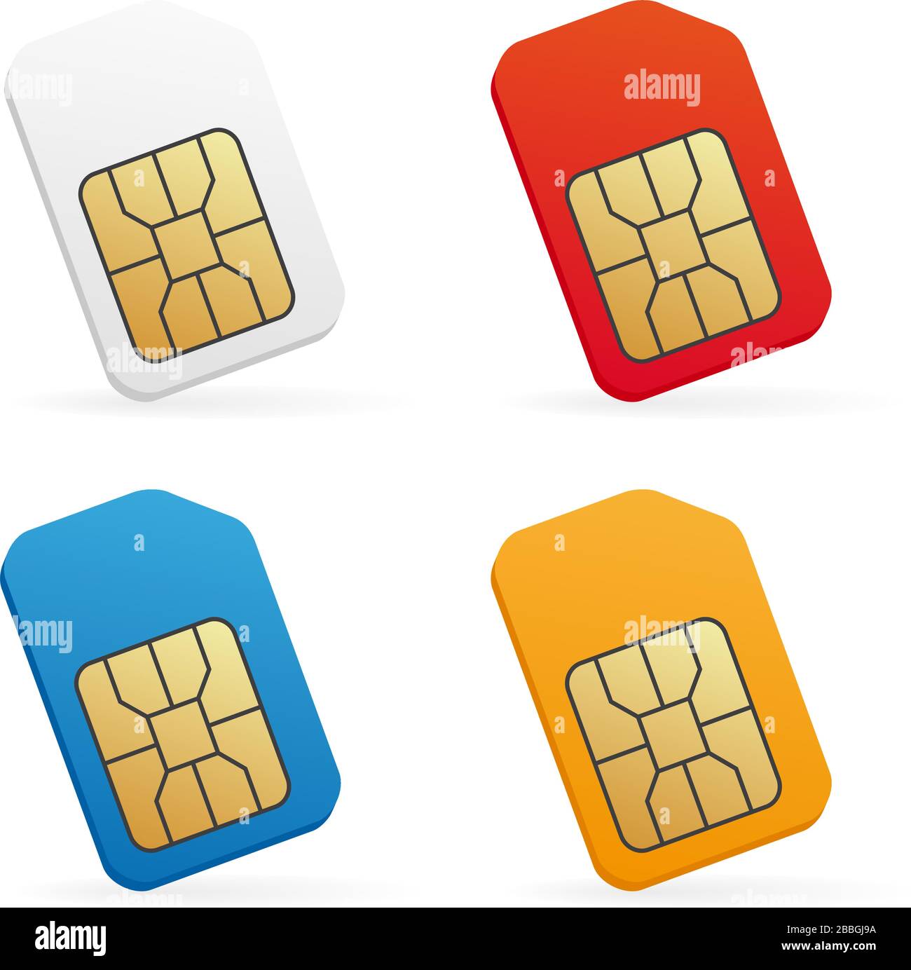 Mini micro nano sim card Stock Vector Images - Alamy
