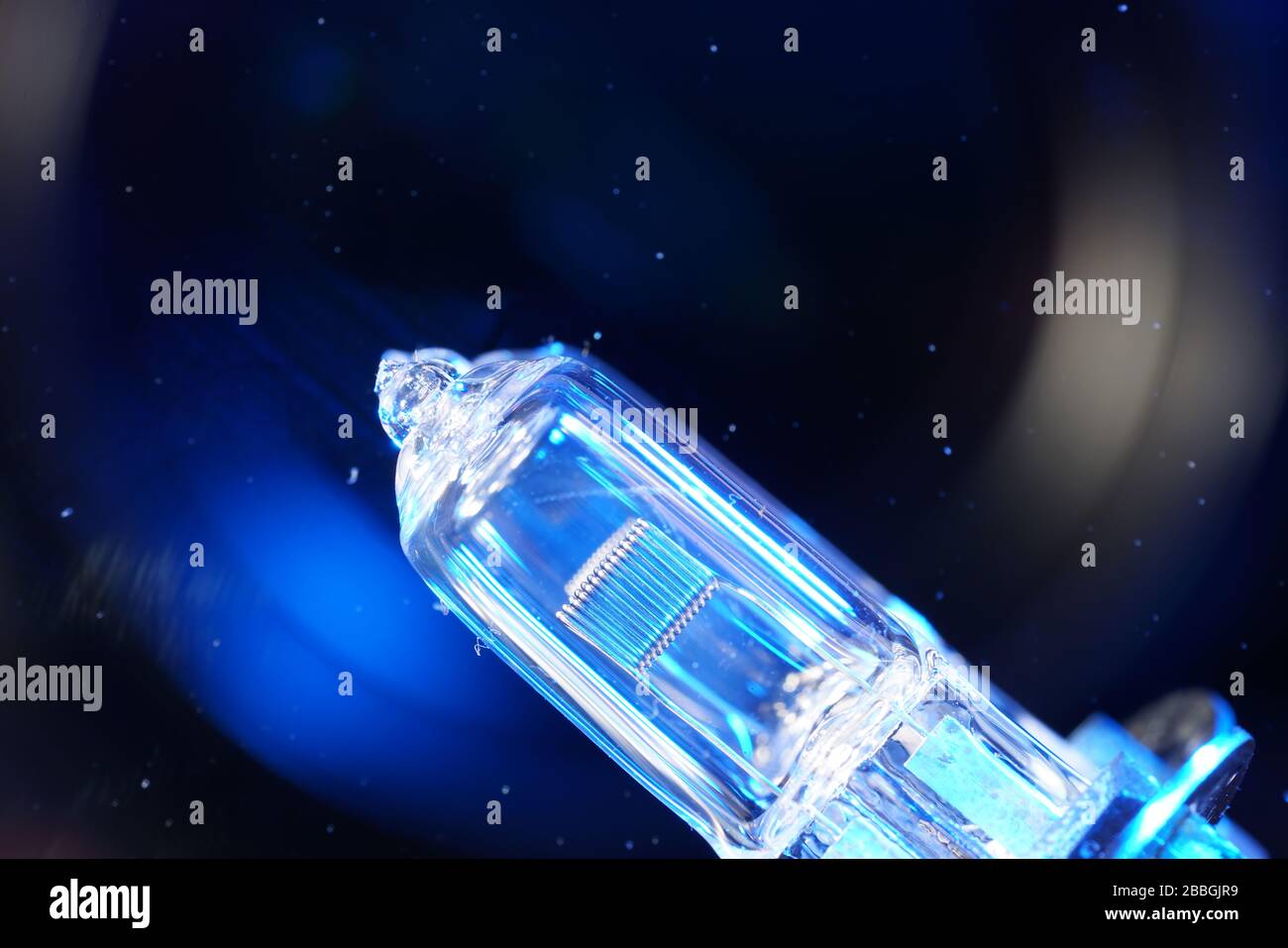 Electric light bulb with smoke photographed in the studio Stock Photo ...