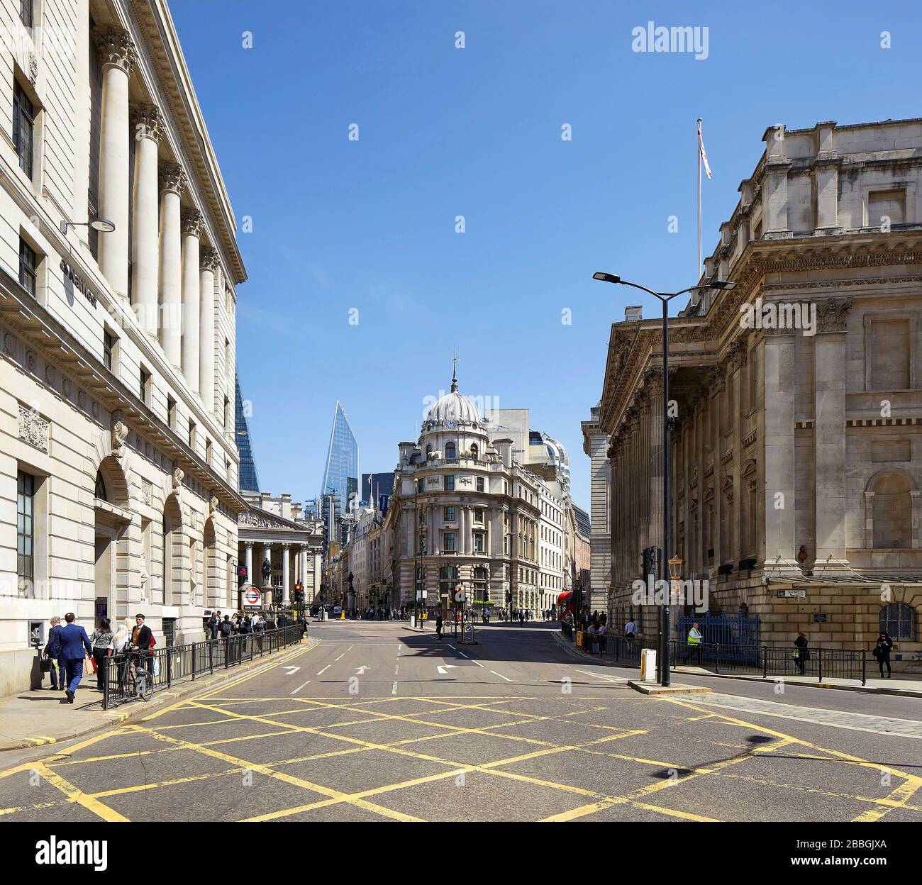 City of London street elevation with the Scalpel beyond. 52 Lime Street ...