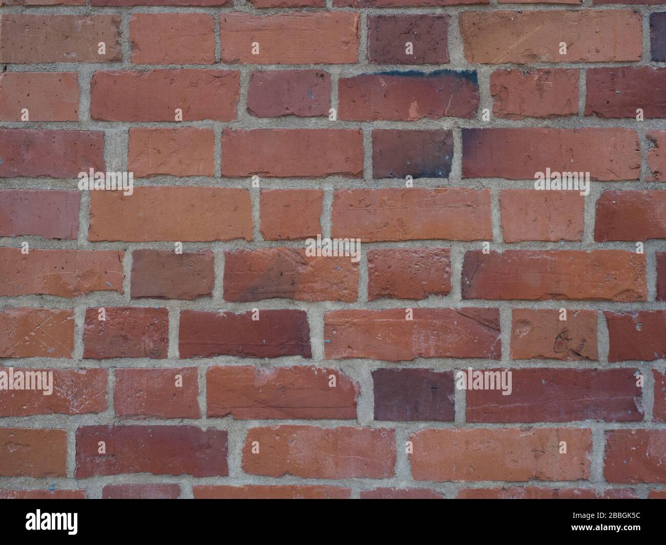 red block brick wall for background Stock Photo - Alamy