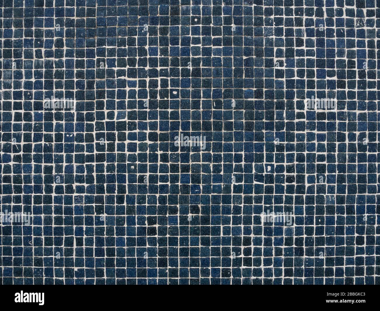 square blue tile wall for background Stock Photo - Alamy