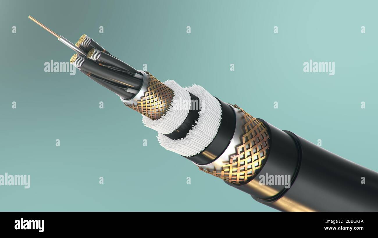 Ethernet cable cross section hi-res stock photography and images - Alamy