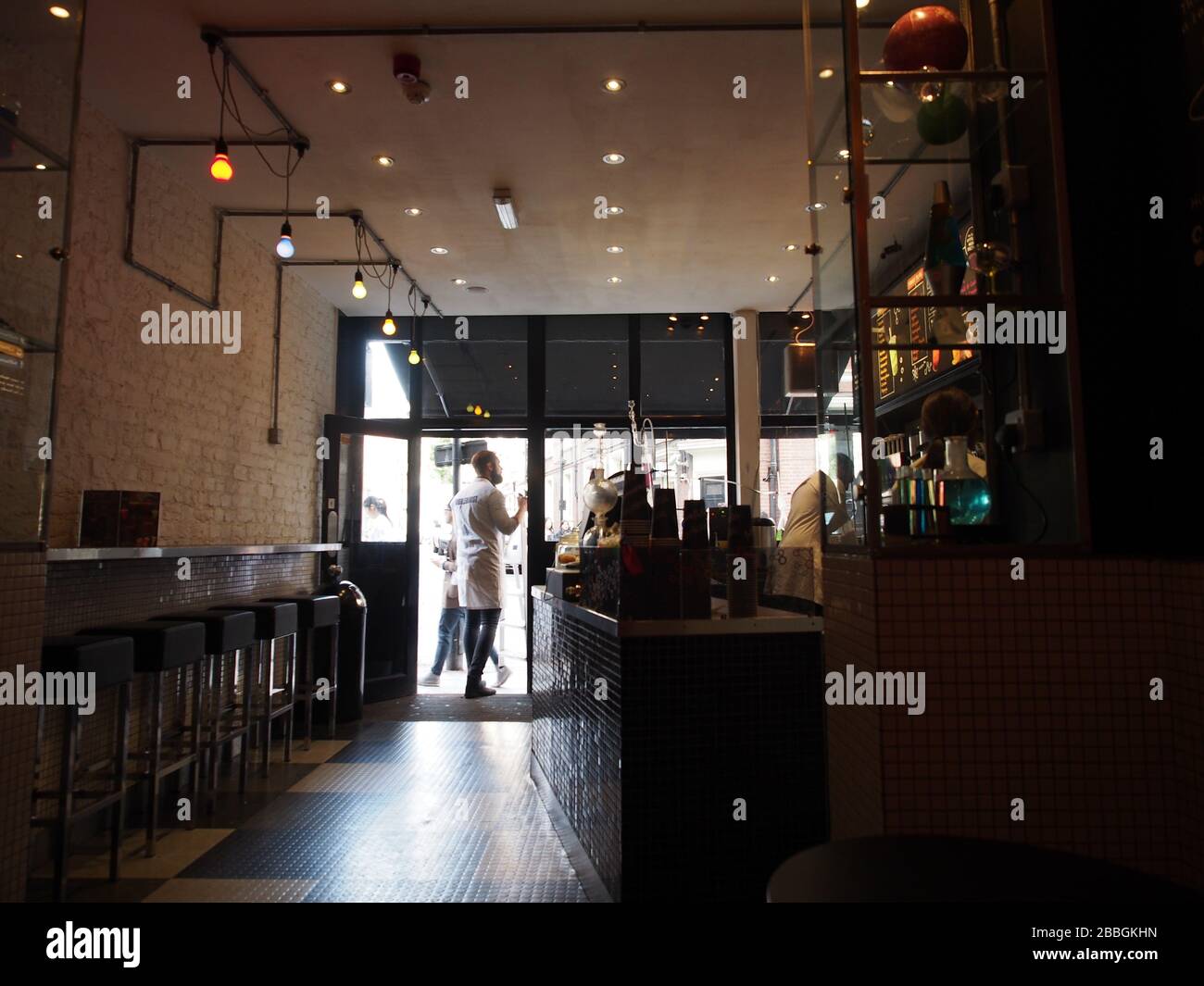 Bubbleology : the bubble tea bar at Rupert Street - London Stock Photo ...