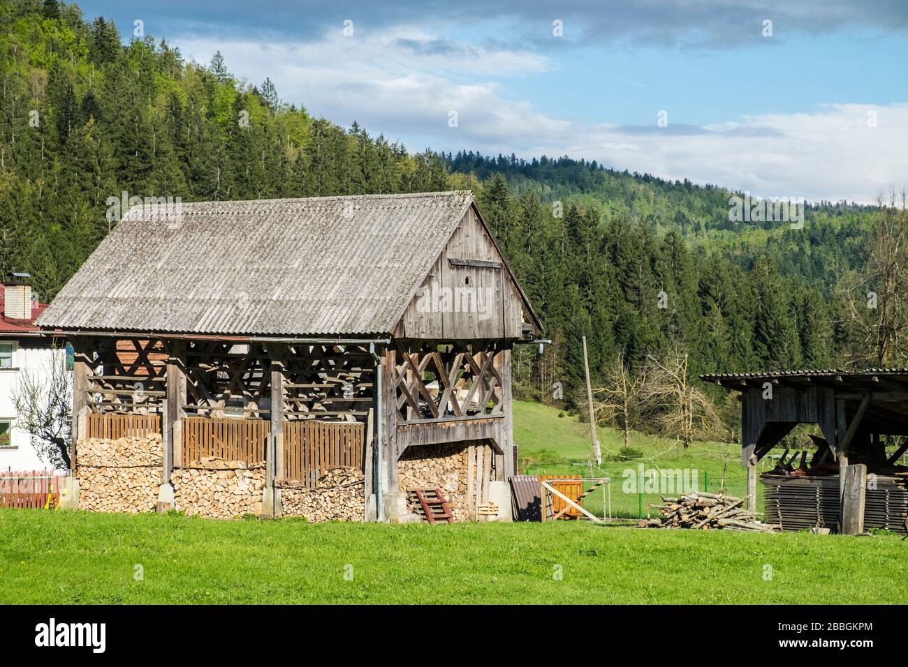 Rural economy at Retje, Slovenia Stock Photo - Alamy