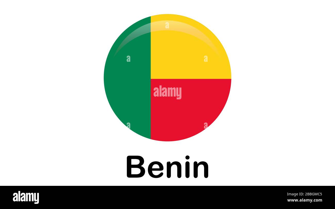 Benin flag, official colors and proportion correctly. National Benin ...