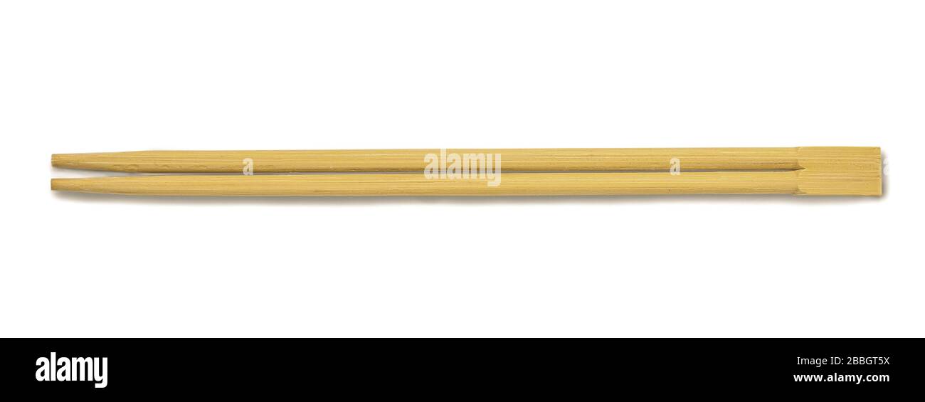 Wooden Chinese sticks isolated on white background Stock Photo - Alamy