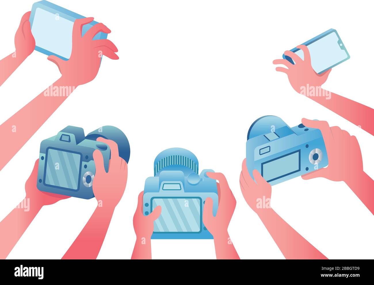 News cameras Stock Vector Images - Alamy