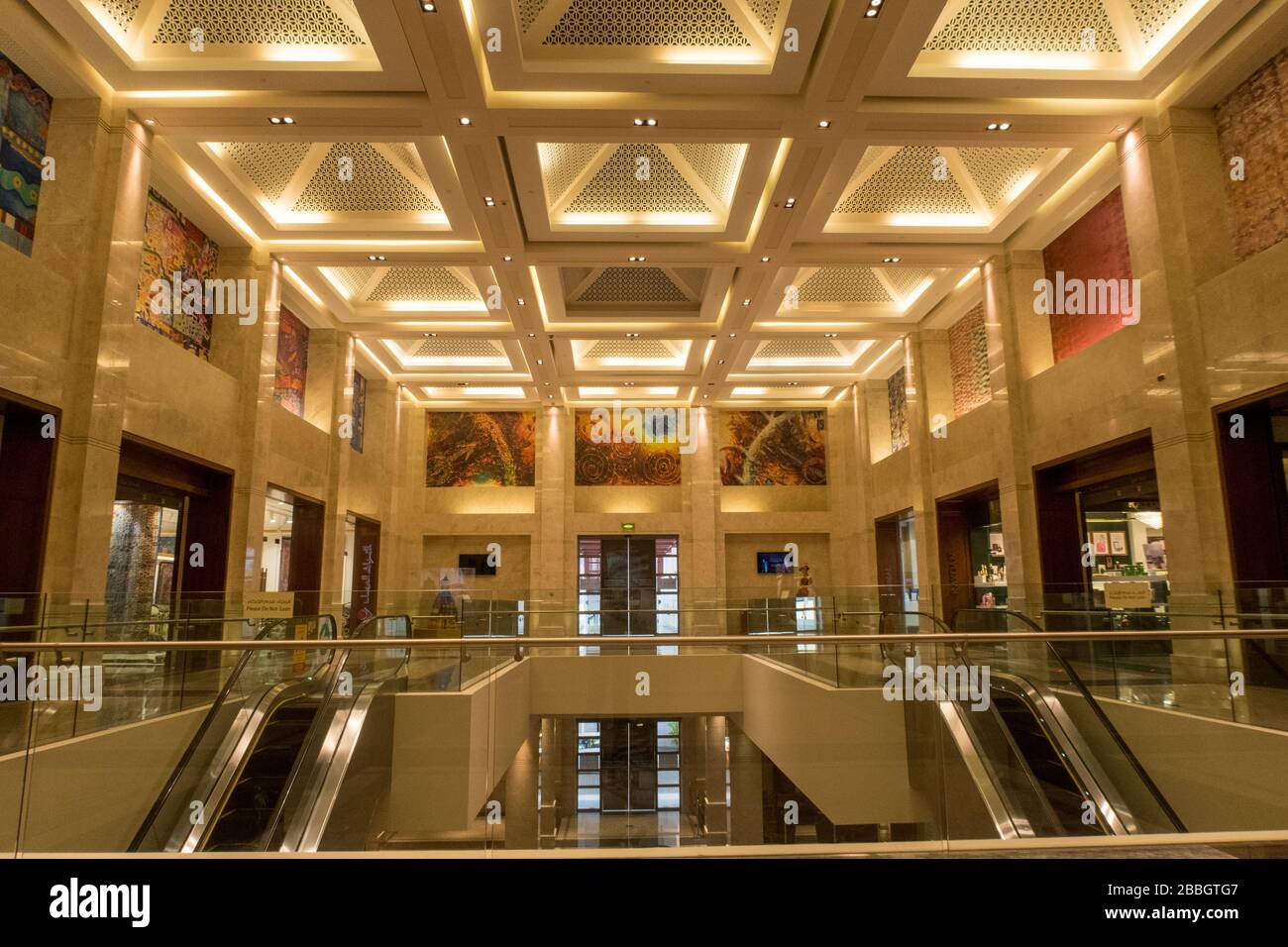 Opera Galleria shopping mall, Oman Stock Photo - Alamy