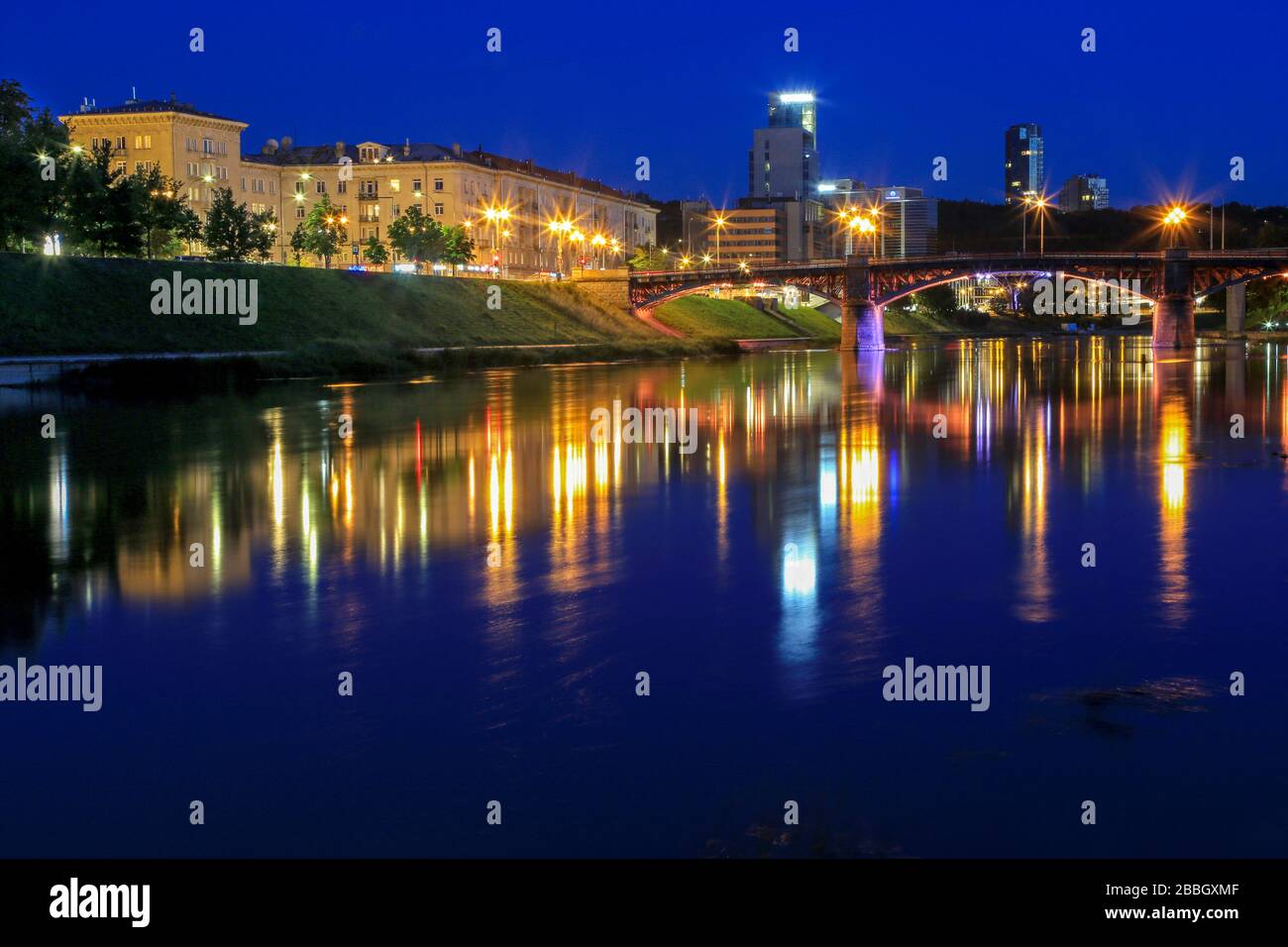 River Neris, Vilnius, Lithuania Stock Photo - Alamy