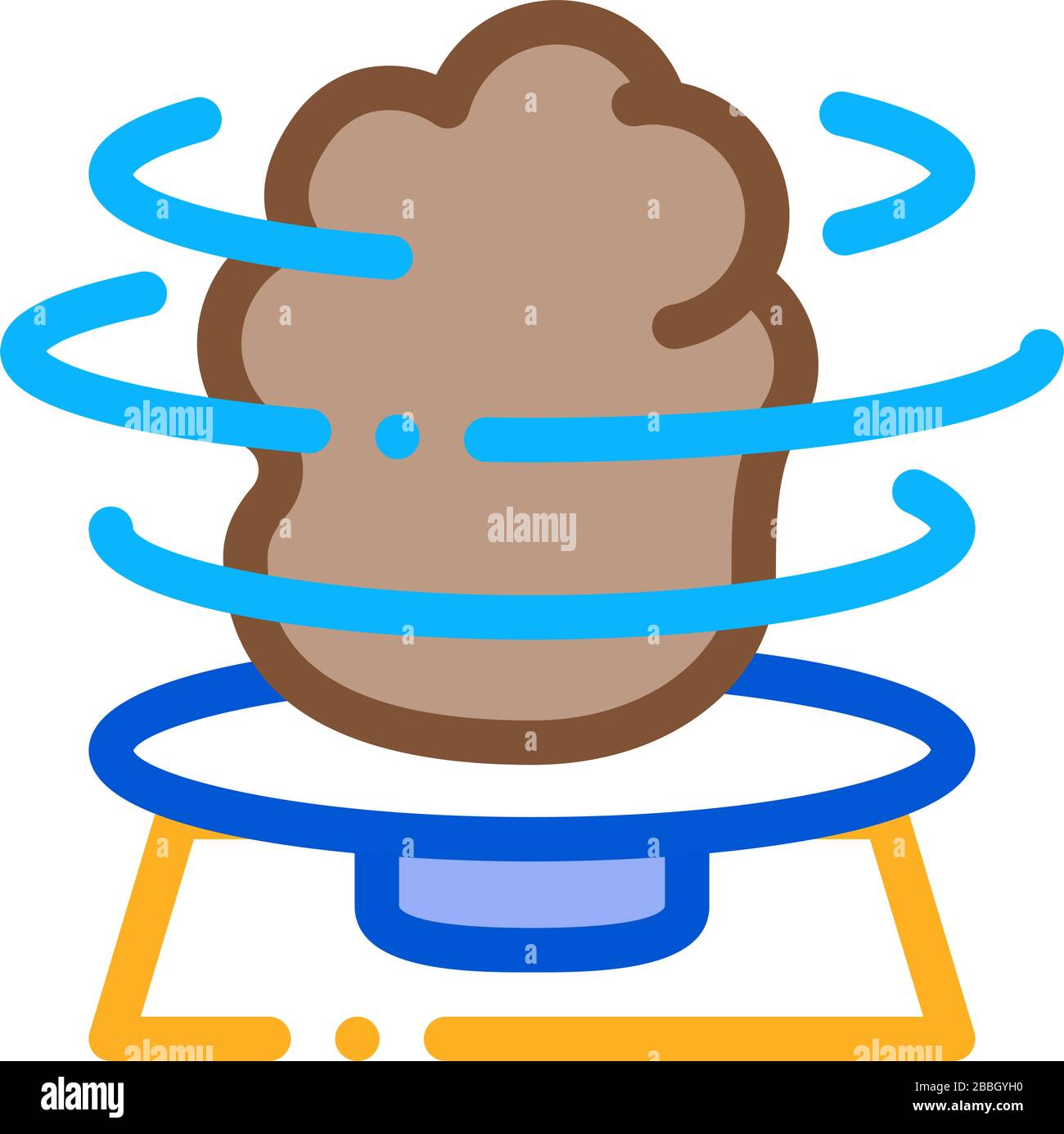 pottery making process icon vector outline illustration Stock Vector ...