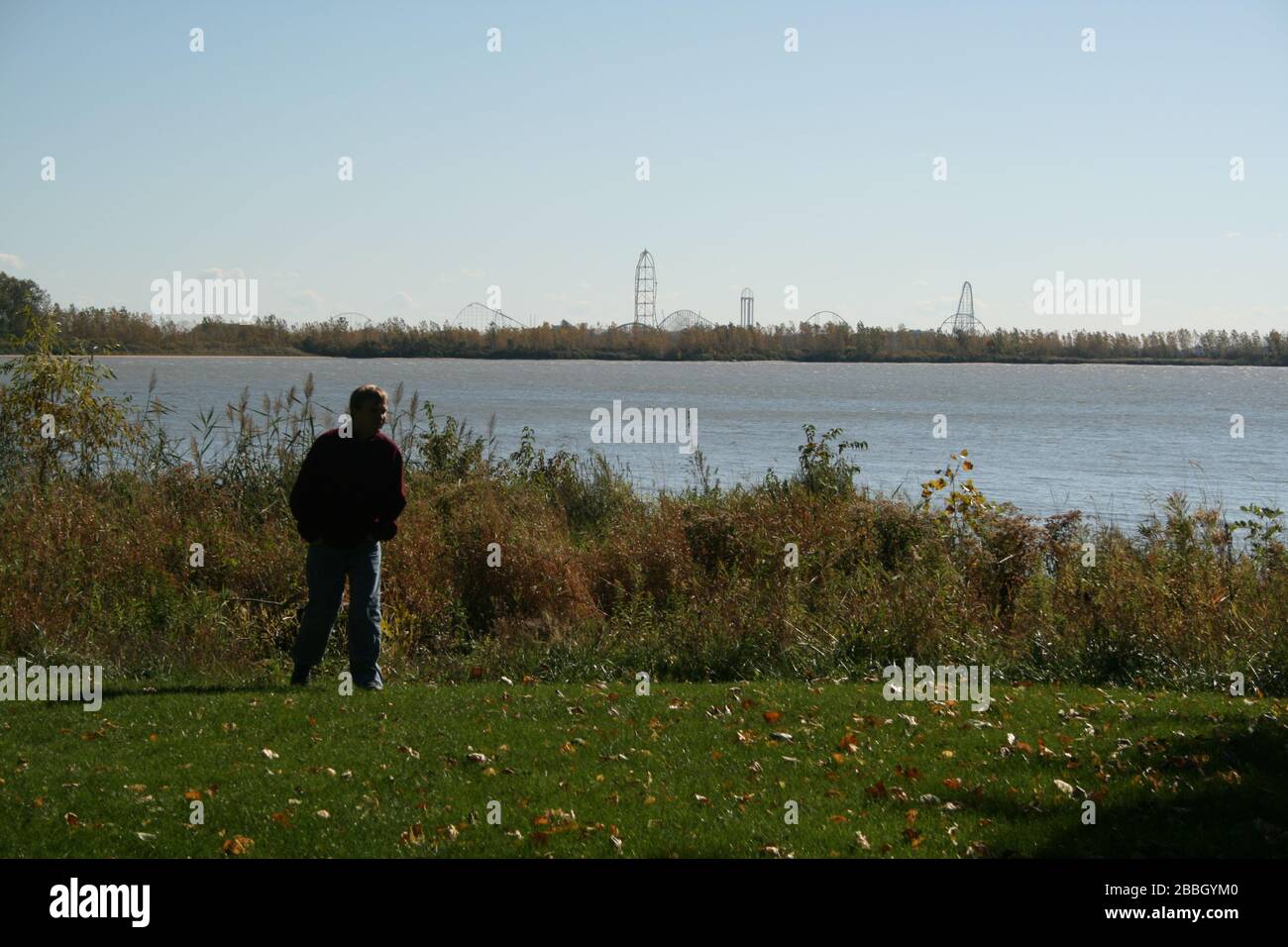Cedar Point, Lake Erie, Ohio Stock Photo - Alamy