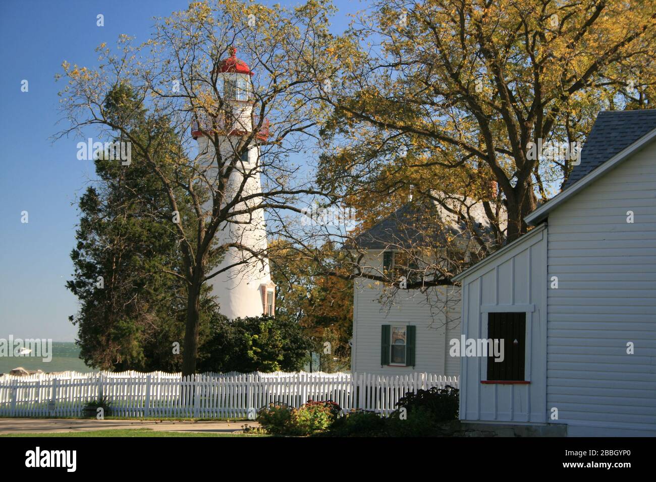 Marblehead Lighthouse, Lake Erie, Ohio Stock Photo - Alamy