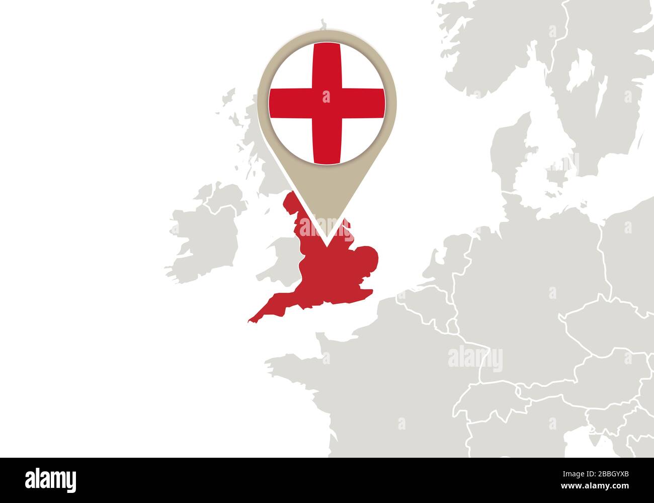 Europe highlighted united kingdom Stock Vector Images - Alamy