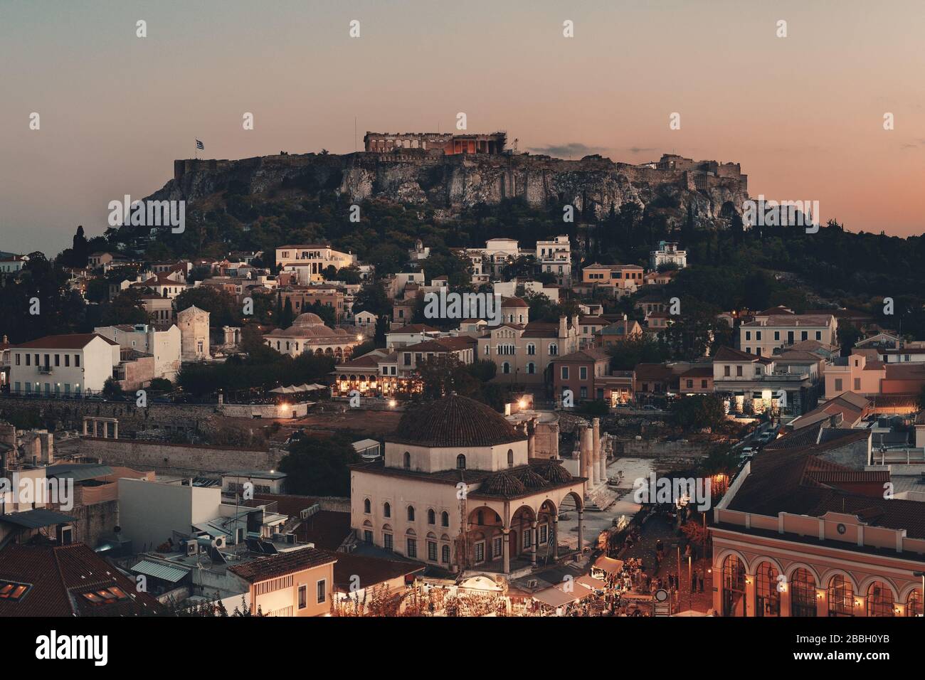 Athens skyline rooftop view, Greece Stock Photo - Alamy