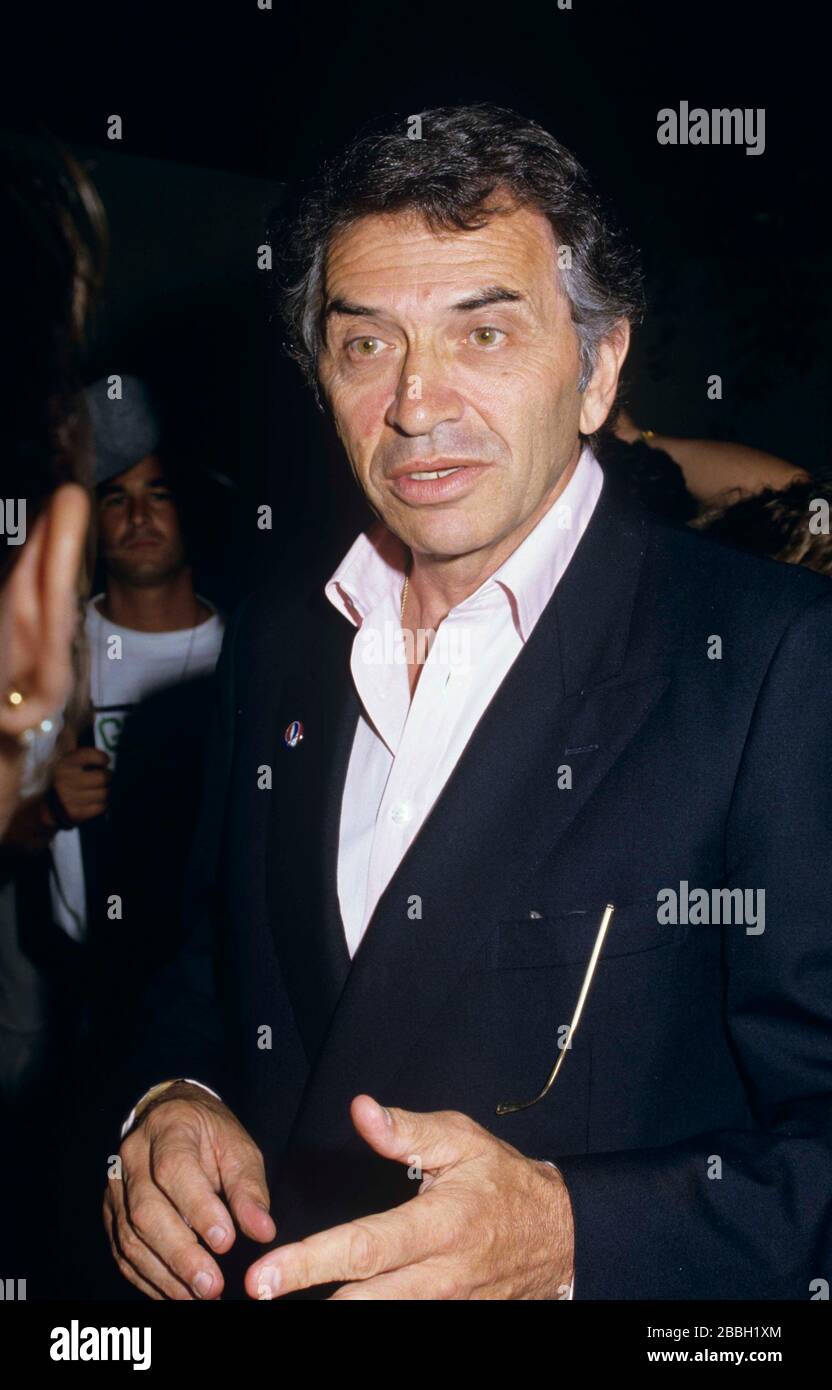 American impresario and rock concert promoter, Bill Graham photographed ...