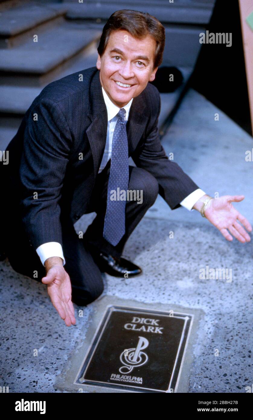 Dick Clark in Philadelphia Pa. 1985. Credit: Scott Weiner / MediaPunch ...