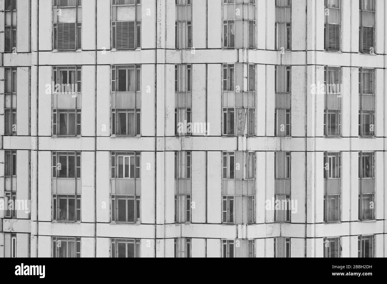 Old high-rise buildings residential as texture. Close up Stock Photo ...