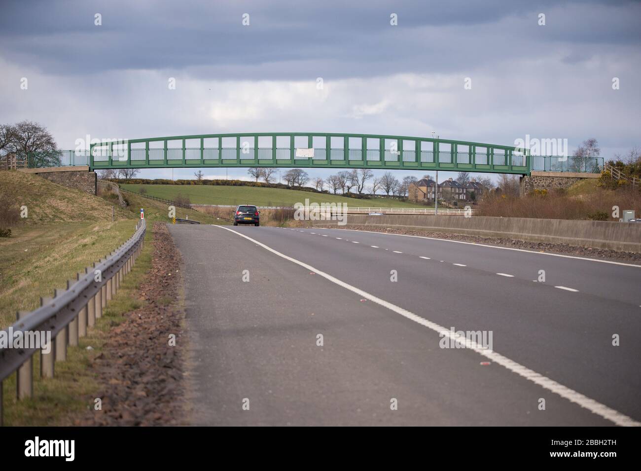 Pedestrian footbridge across motorway hi-res stock photography and ...