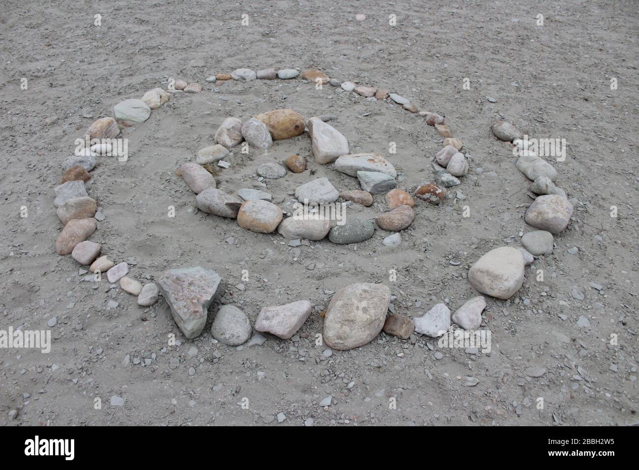 Human Made Mock Copycat Spiral Jettys (**not the real thing** Stock ...