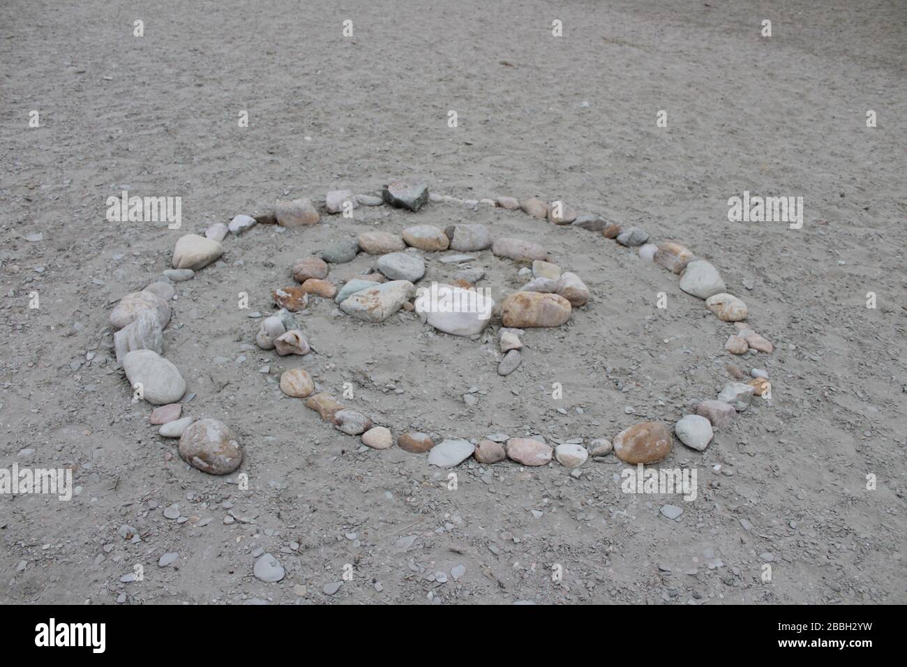 Human Made Mock Copycat Spiral Jettys (**not the real thing** Stock ...