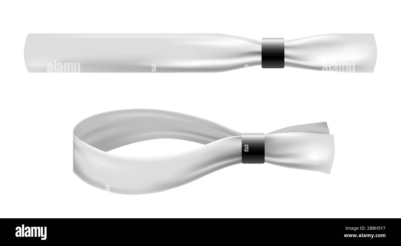 Hospital id bracelet Stock Vector Images - Alamy