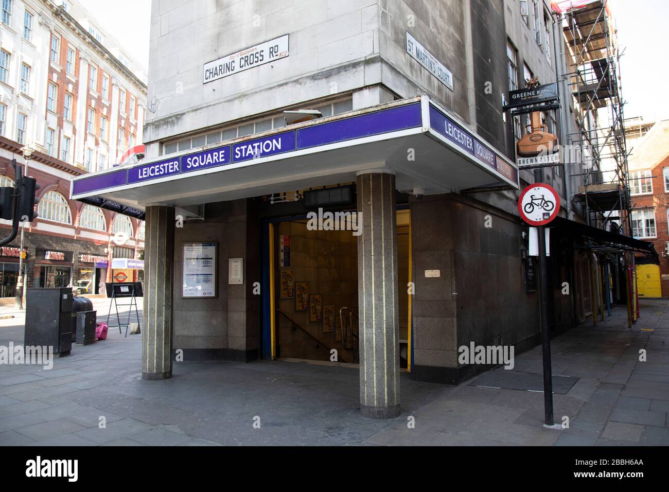 Leicester square tube station on hi-res stock photography and images ...