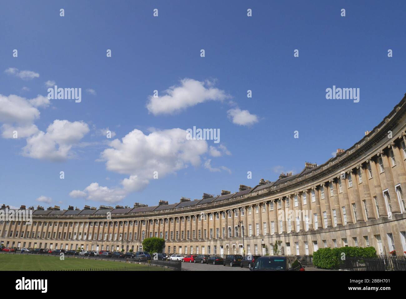 Georgian era Royal Crescent, Bath, England, United Kingdom Stock Photo ...