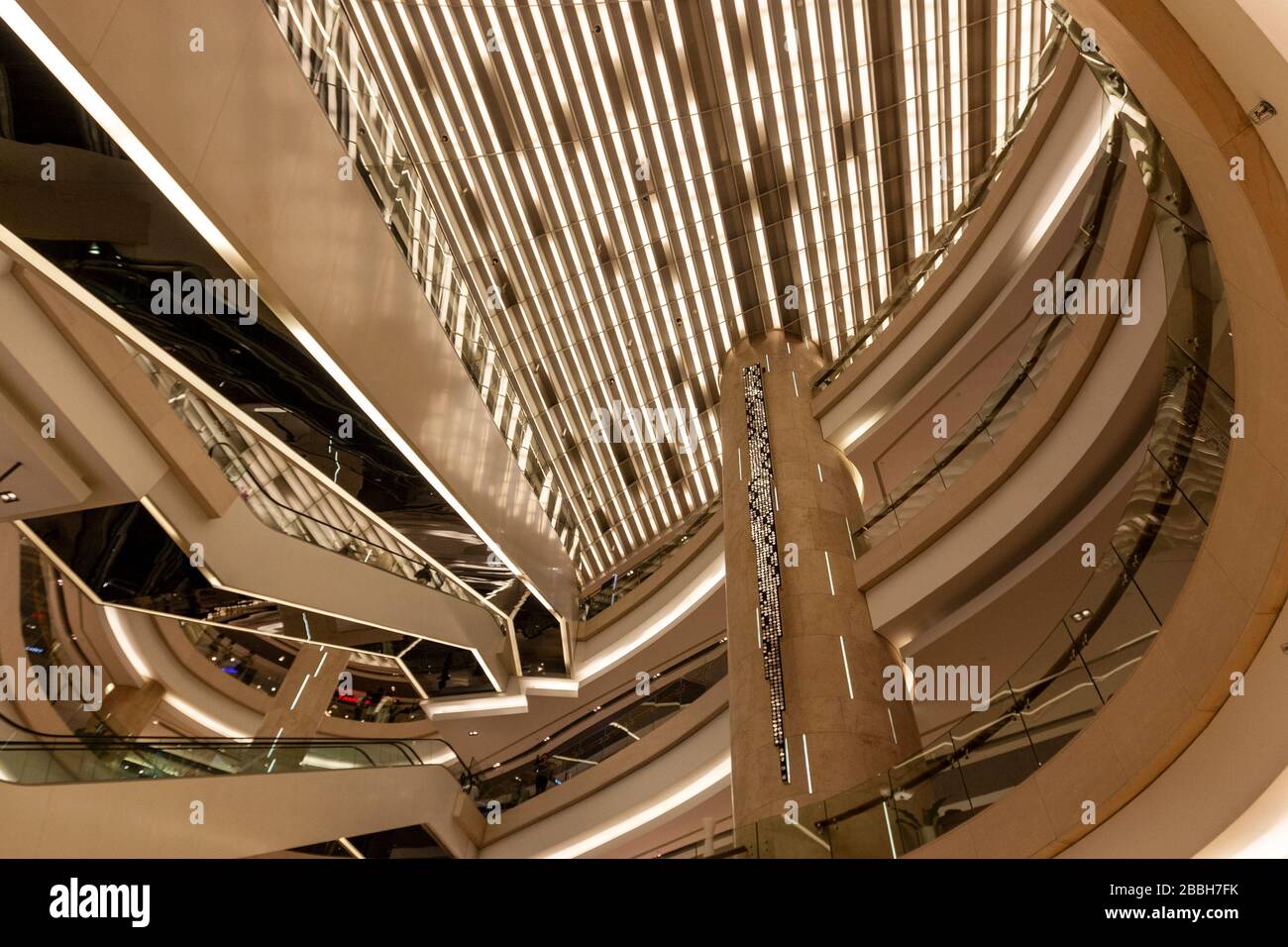 Interior ceiling of ION Orchard, ION Orchard,Shopping Mall, Singapore ...