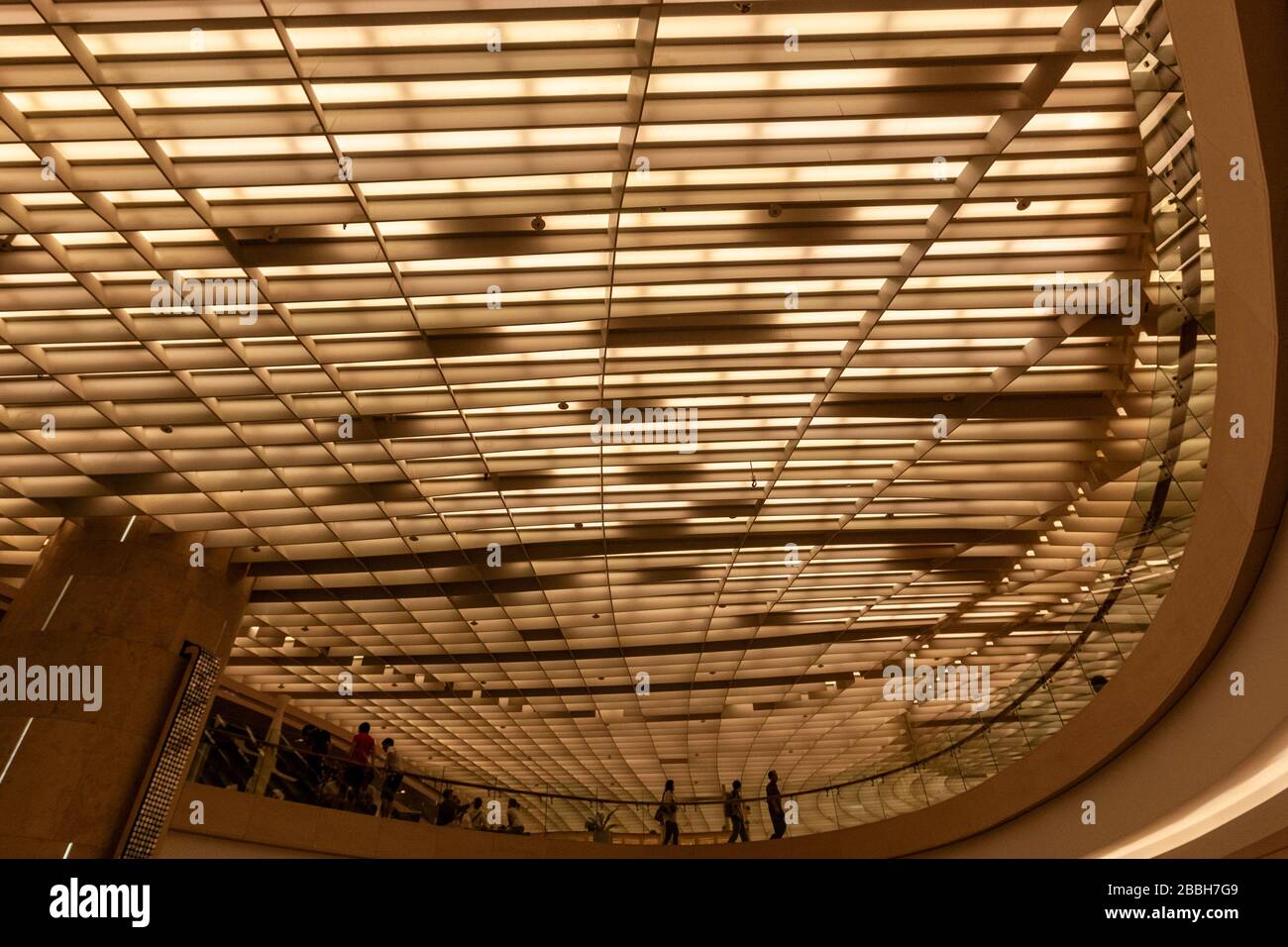 Interior ceiling of ION Orchard, ION Orchard,Shopping Mall, Singapore ...