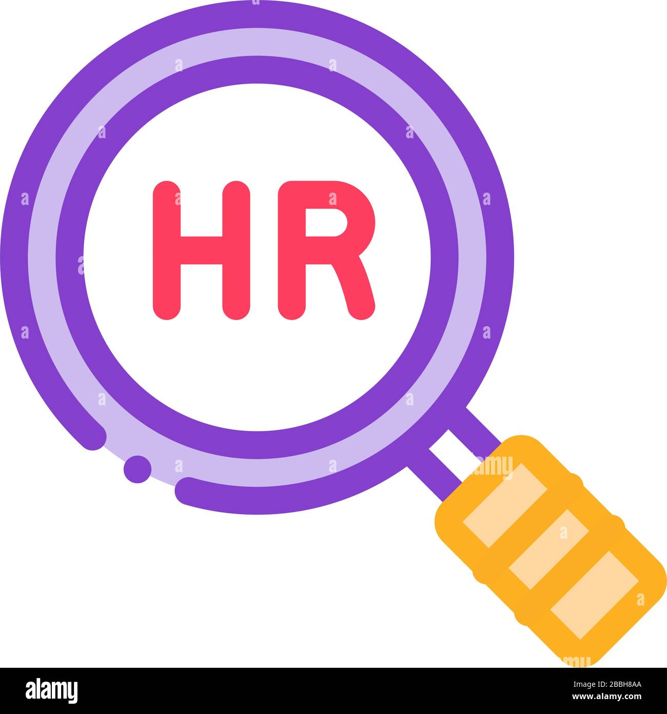 human resource research icon vector outline illustration Stock Vector ...