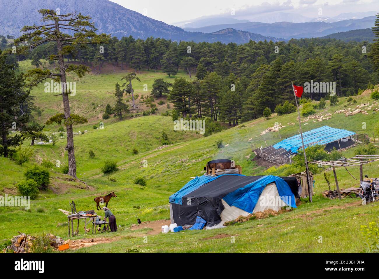 Gypsy camping hi-res stock photography and images - Alamy