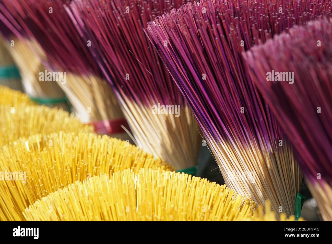 factory producing colorful incense sticks in vietnam Stock Photo - Alamy