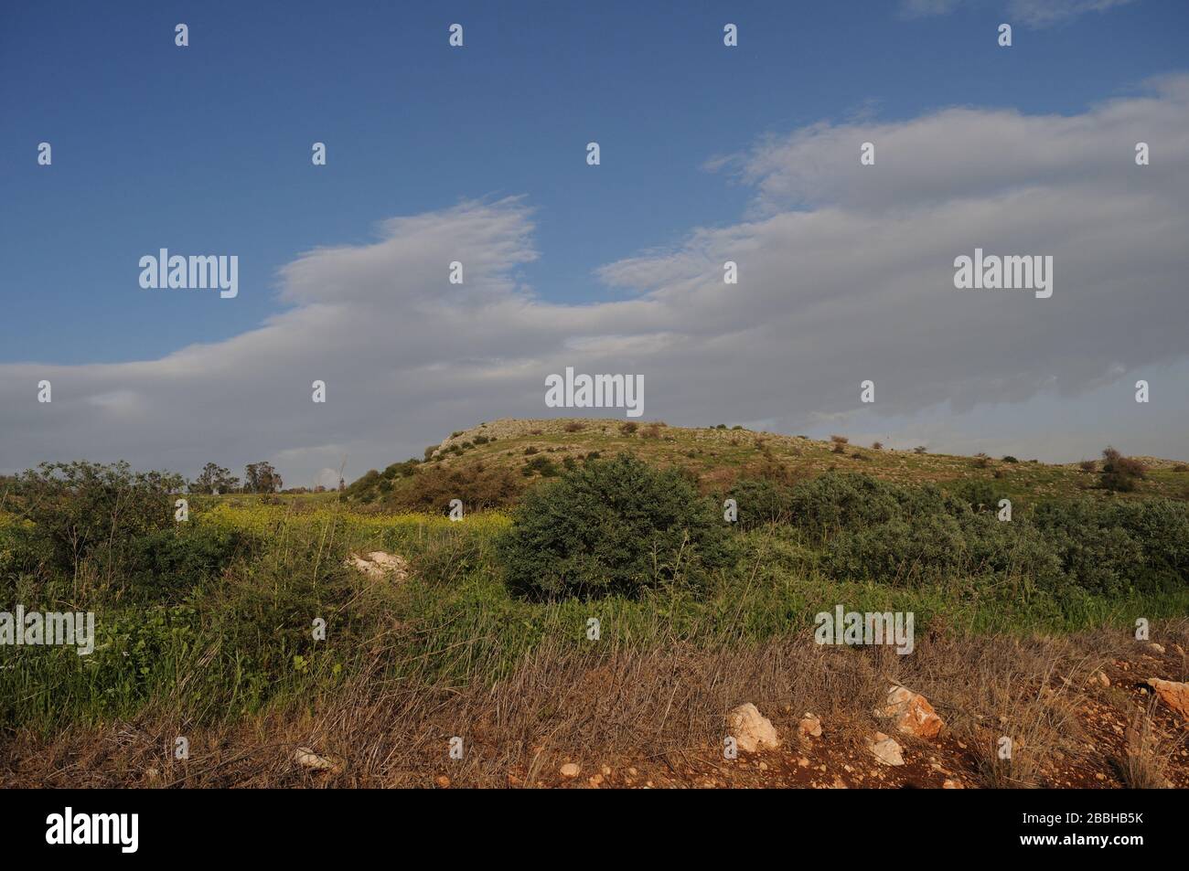Beautiful views over the hill Stock Photo - Alamy