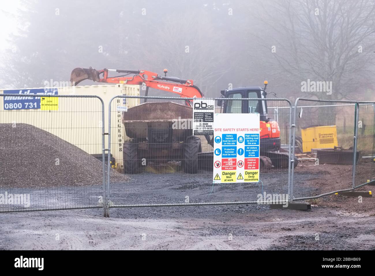London, England / UK -November 23rd 2019: Construction health and ...