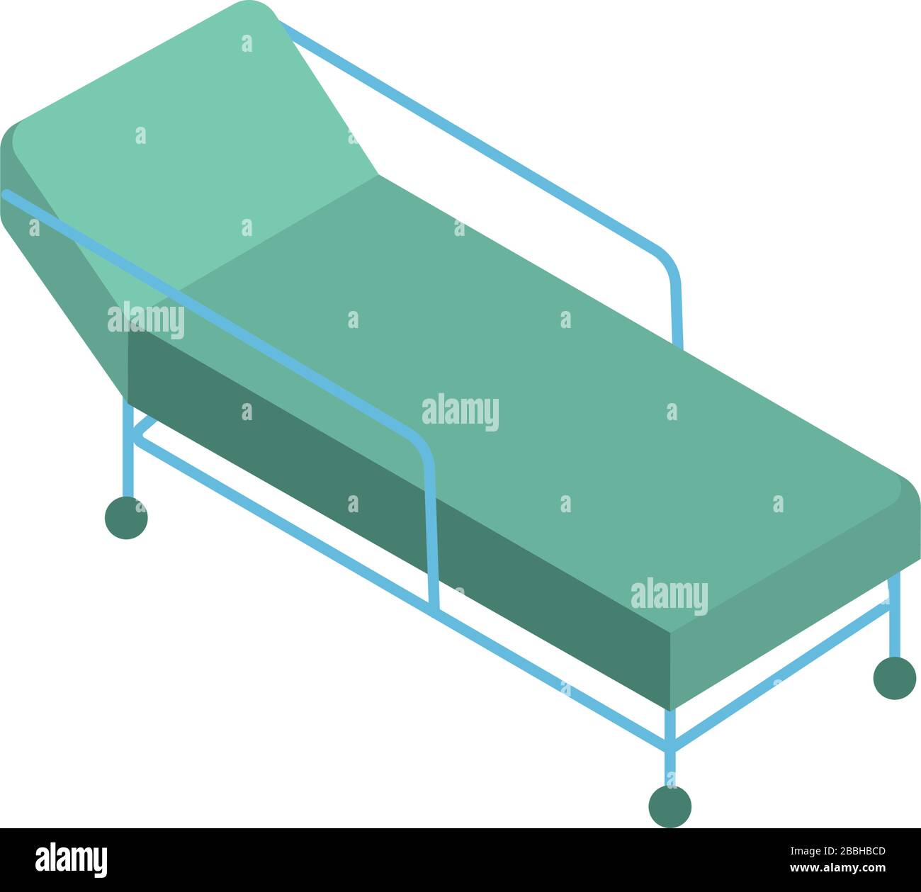 medical stretcher flat style icon Stock Vector Image & Art - Alamy