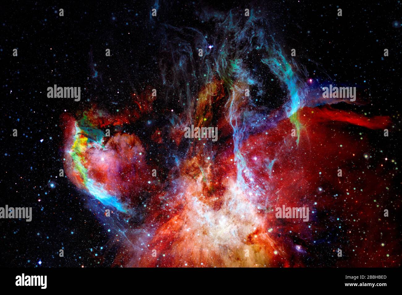 Beauty of endless cosmos. Science fiction art. Elements of this image ...