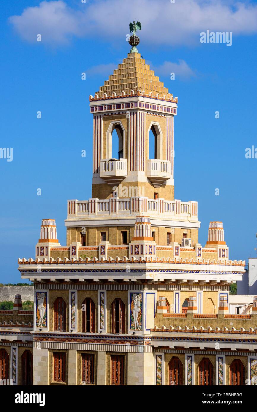 The famous art deco, Bacardi Building, Edificio Bacardi , Havana Vieja ...