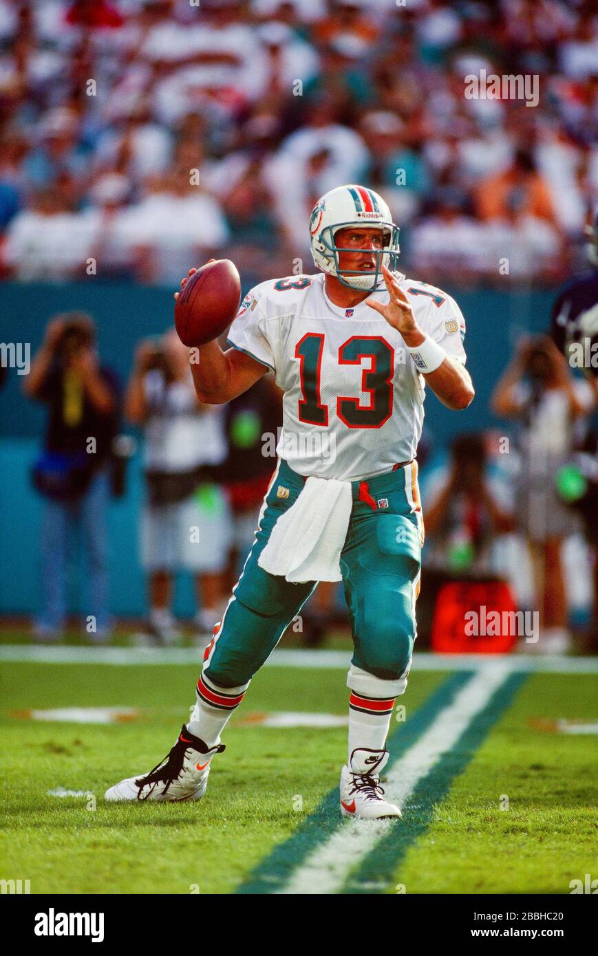 Dan Marino 0f the Miami Dolphins Stock Photo - Alamy