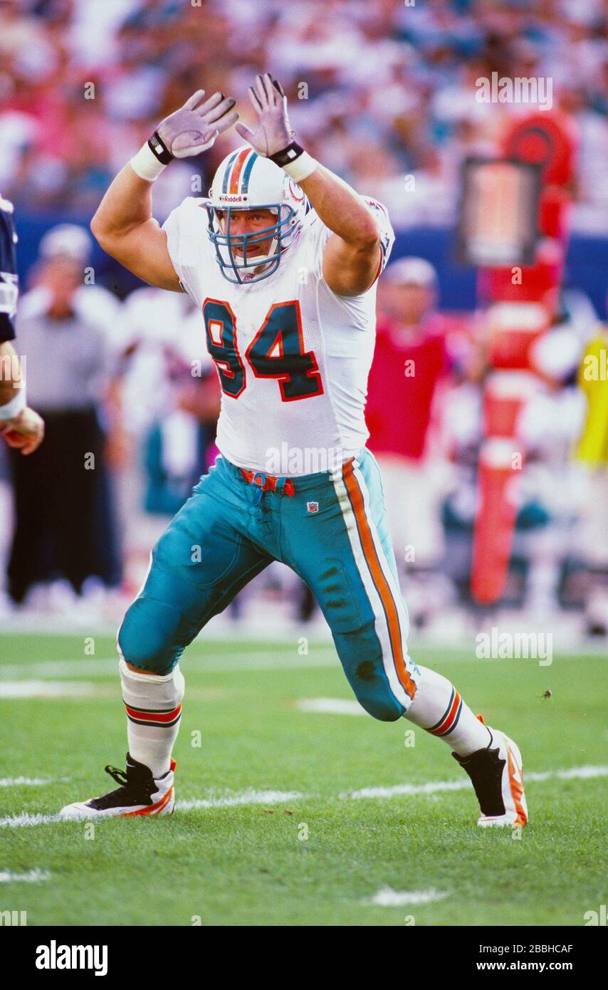 Steve Emtman of the Miami Dolphins Stock Photo - Alamy