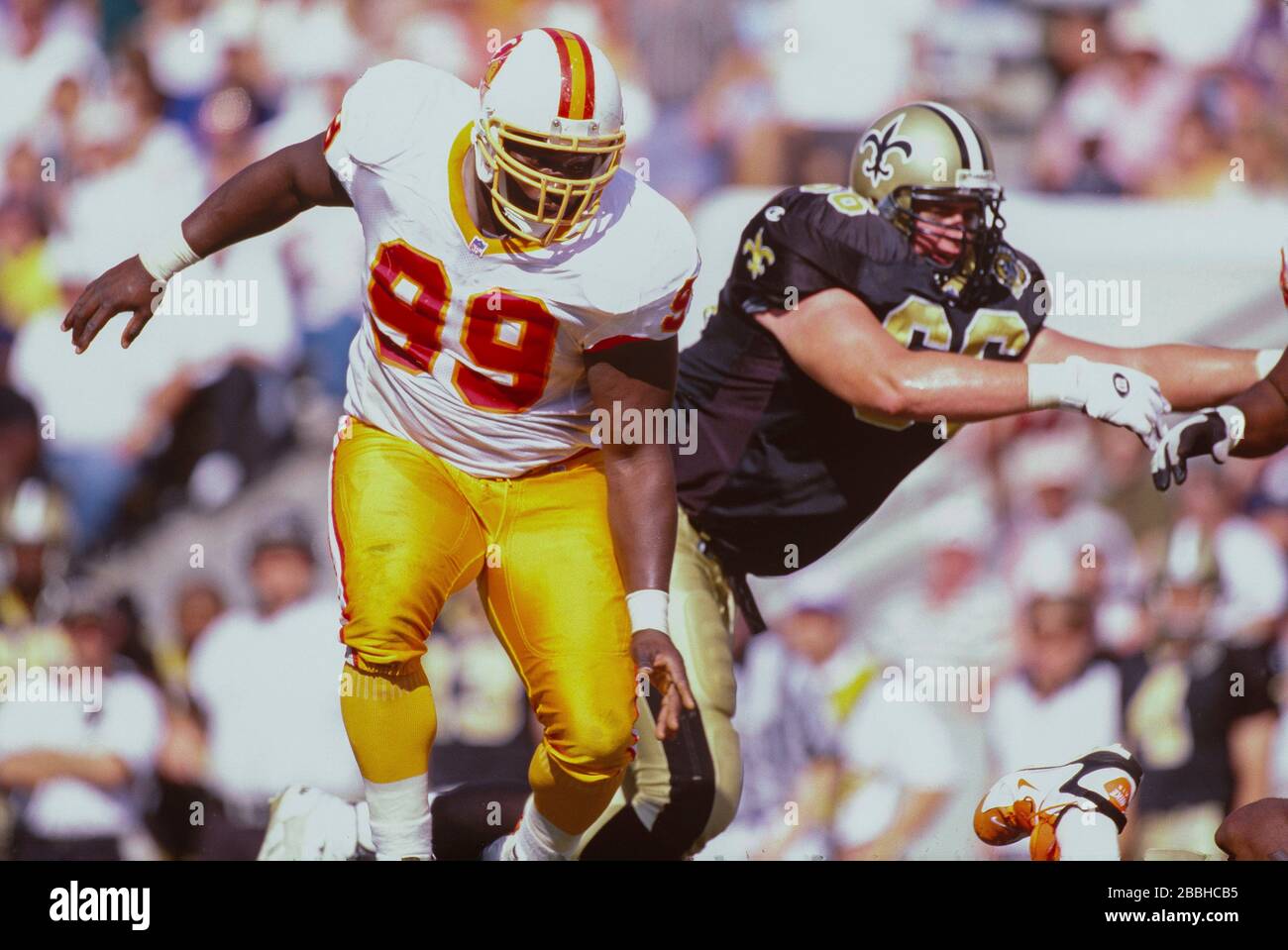 Warren Sapp of the Tampa Bay Buccaneers Stock Photo - Alamy