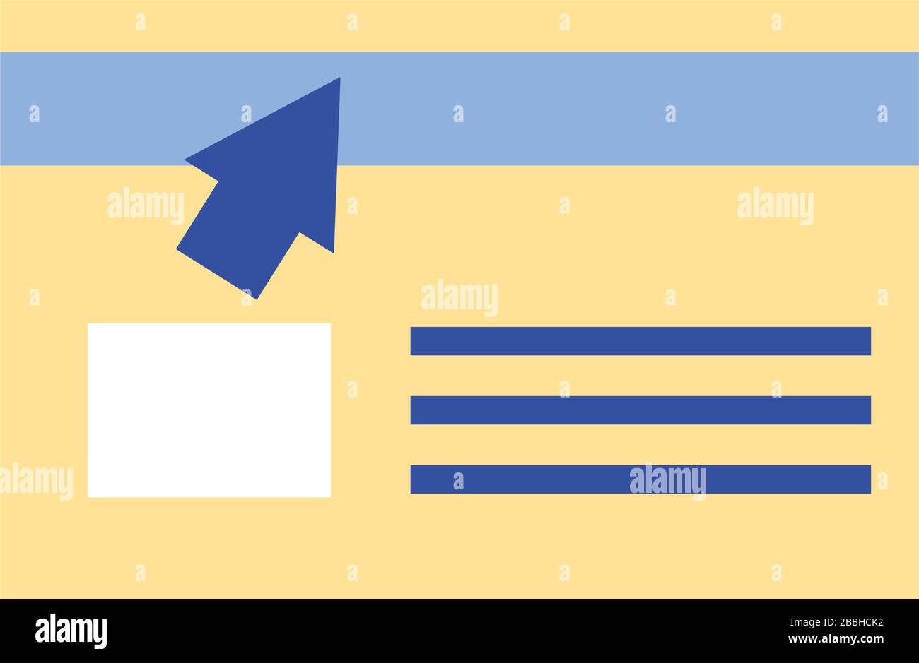 credit card and cursor icon over white background, flat style, vector ...