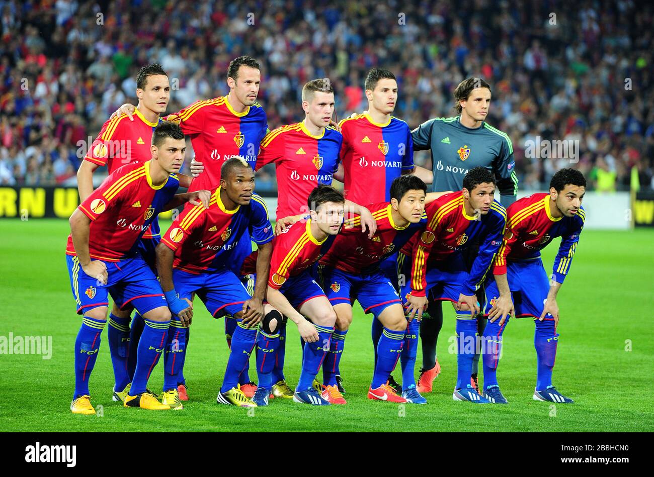 Basle team group Stock Photo - Alamy
