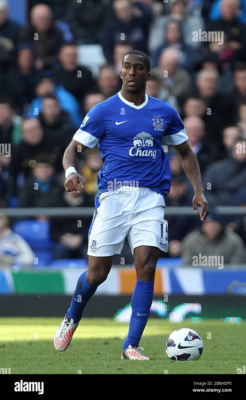 Sylvain Distin, Everton Stock Photo - Alamy