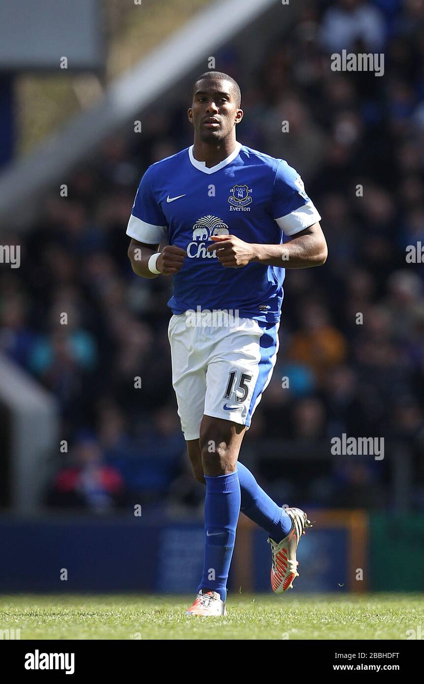 Sylvain Distin, Everton Stock Photo - Alamy