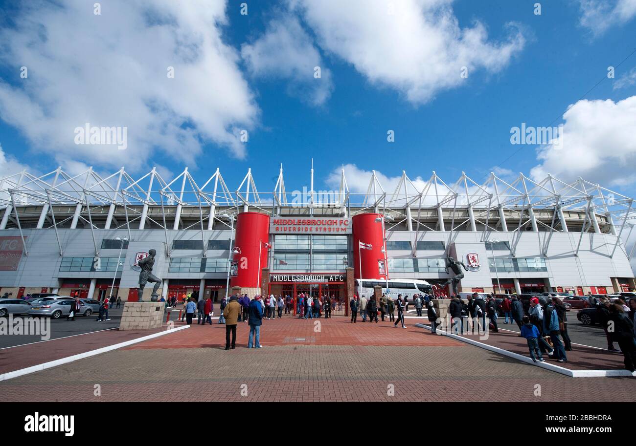 Middlesbrough football ground riverside stadium hi-res stock ...