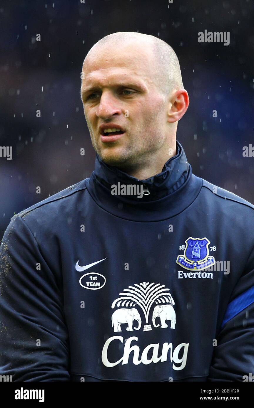 Everton goalkeeper Jan Mucha Stock Photo - Alamy