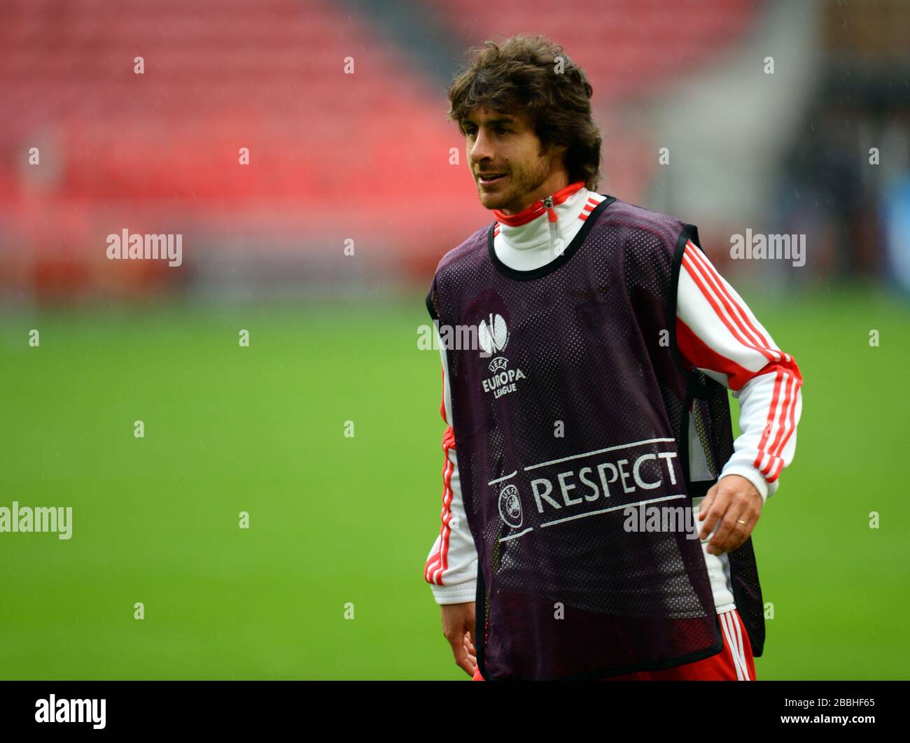 Benfica's Pablo Aimar during training at the Amsterdam Arena Stock ...